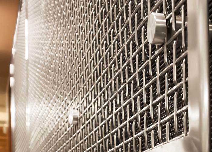 Decorative Balustrade Crimped Wire Mesh Railing Infill Panels