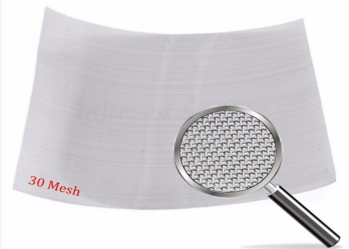 304 Stainless Steel Wire Mesh 30X30 Plain Weave Type 0.40mm 0.38mm