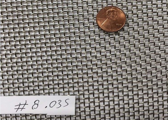 8X8 Mesh Woven Stainless Steel Wire Mesh 1m Width X 30m Length Anti ...