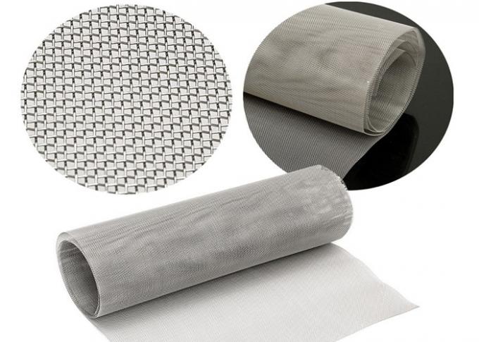 60X60 Stainless Steel Wire Mesh 1M X 100F For Sieving / Filtering