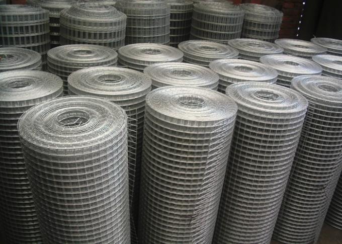 Welded Galvanized Steel Wire Mesh 3X3 / 4X4 Mesh 23 Gauge Hardware Cloth