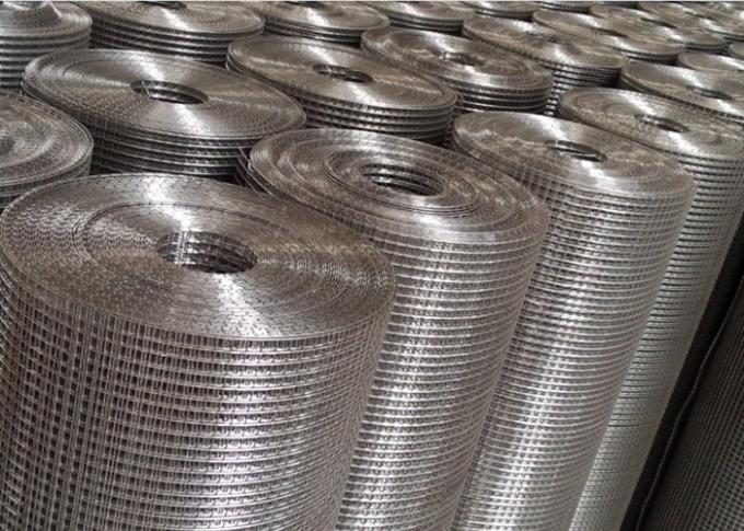 Welded Galvanized Steel Wire Mesh 3X3 / 4X4 Mesh 23 Gauge Hardware Cloth